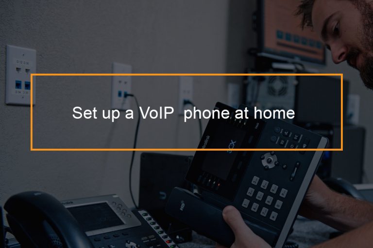 How do I set up a VoIP phone at home? - FlashMob Computing