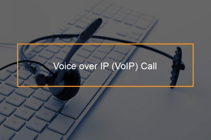 In a VoIP call, what method of transmission is used between two IP ...