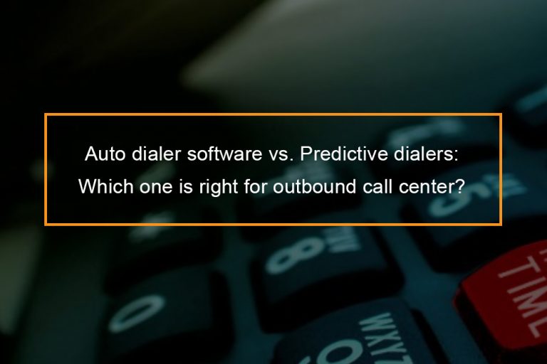 What is the difference between a predictive dialer and an auto dialer? - FlashMob Computing