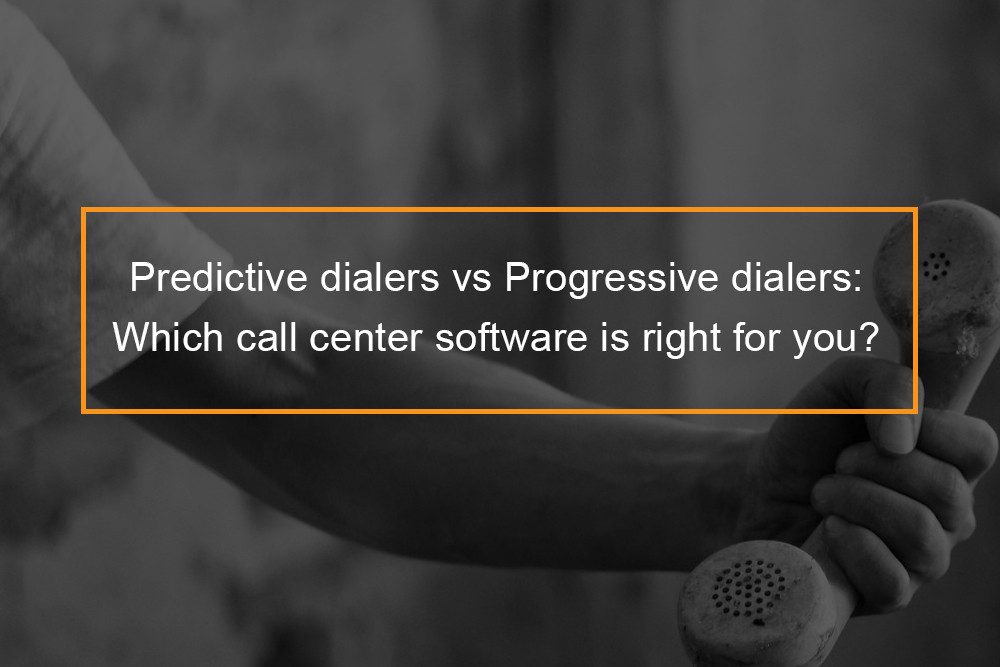 Comparison Between Predictive And Progressive Dialers For Outbound Call Centers Flashmob Computing